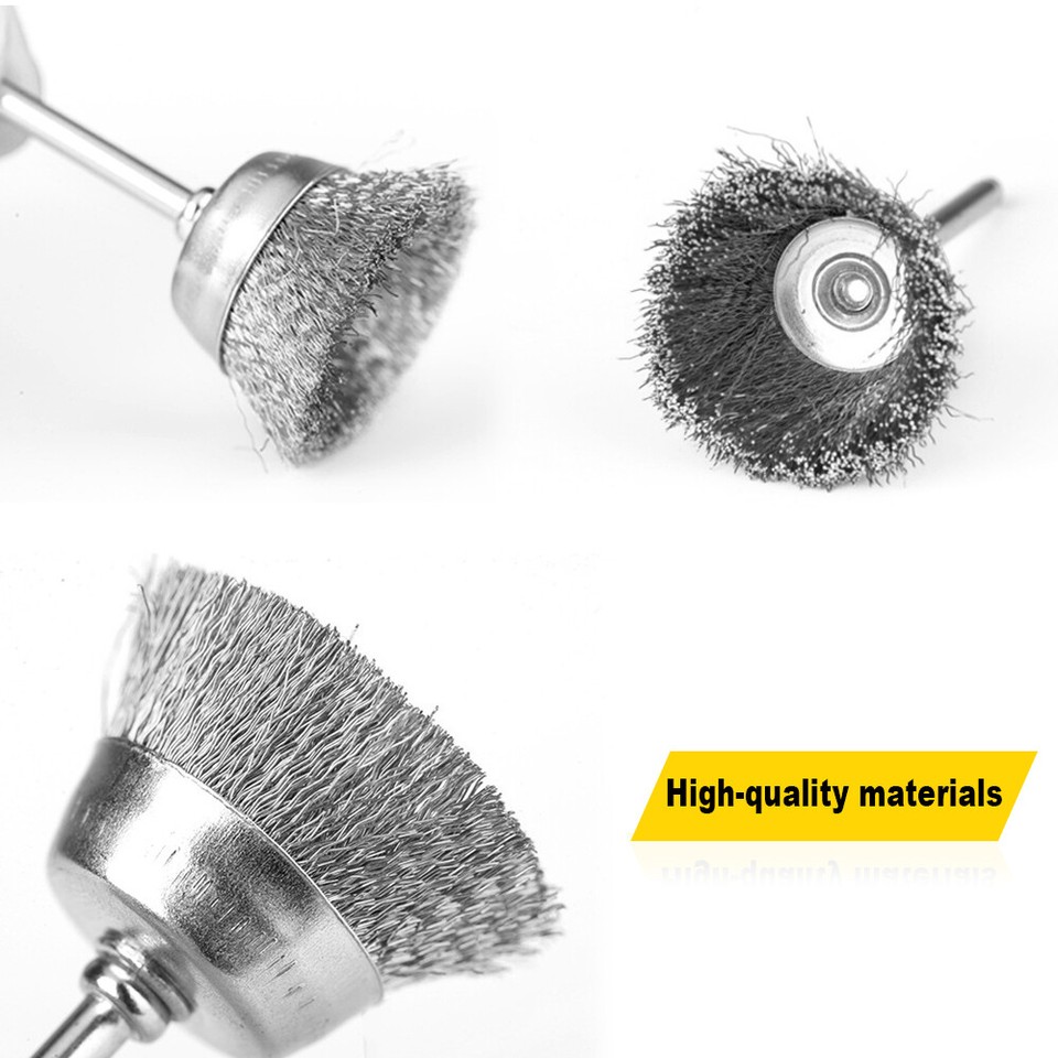 75PCS Wire Wheels Pens Brushes Set Kit for Dremel Accessories for ...