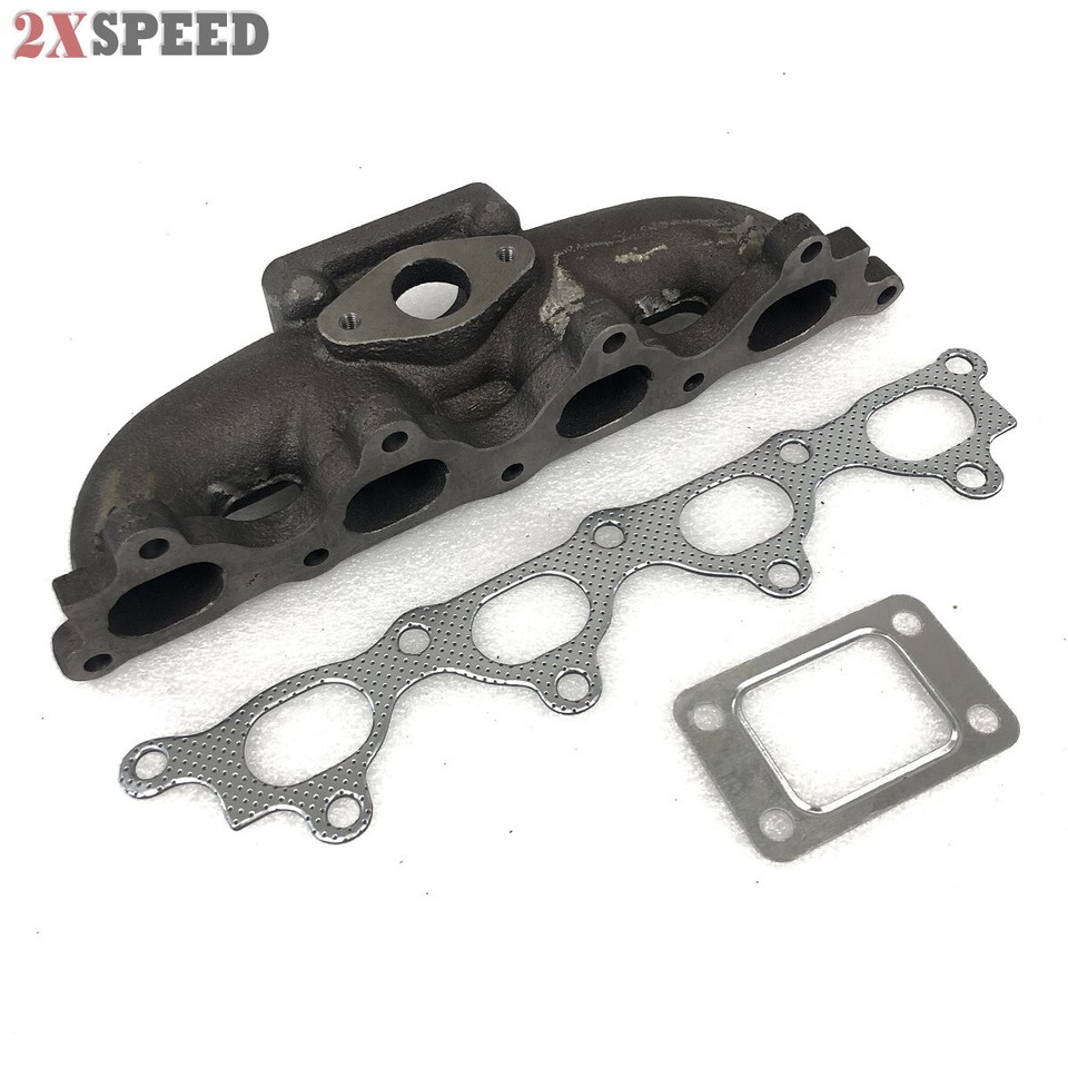 T3/T4 Turbo +Manifold +Wastegate for 92-96 Prelude F22A1 90-93 Accord ...