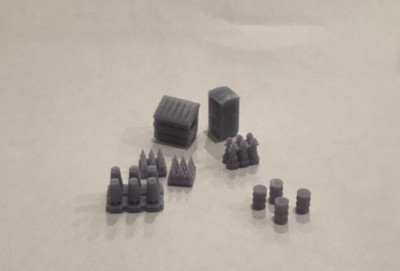 1/160 N SCALE Sample accessory pack Unfinished Resin Model Kit | eBay