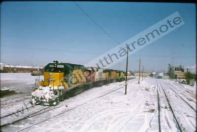 Original Slide Chicago & NorthWestern CNW 6842 EMD SD40-2 Proviso ILL 3 ...