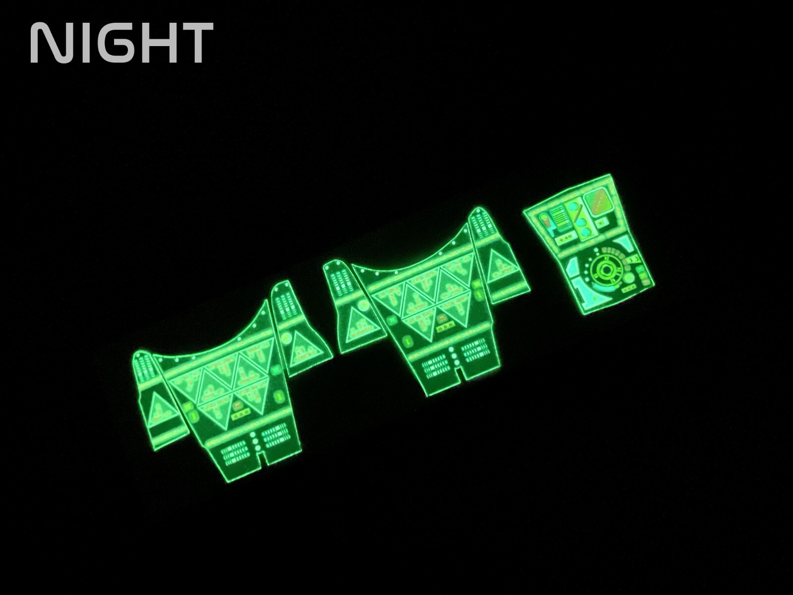 DECALS CUT | 1978 Tie Fighter Interceptor Darth Vader Star Wars Kenner ...