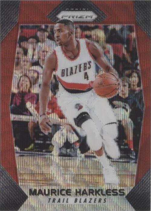 2017-18 Panini Prizm - Maurice Harkless #146 Ruby Wave Prizm for sale ...
