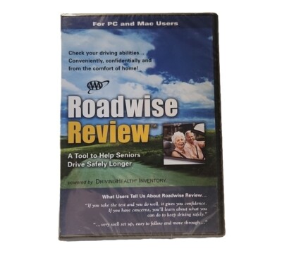 AAA Roadwise Review Help Seniors Drive Safely Longer PC DVD-Rom New | eBay