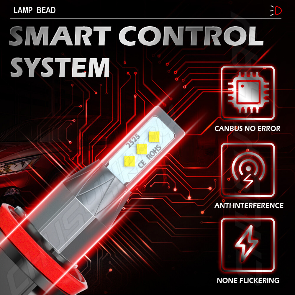 4X H11 HB3 LED Headlight Globe Hi/Low Beam Kit For Subaru Impreza 2011 ...