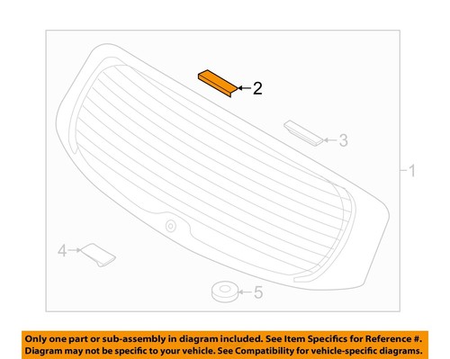 Kia OEM 12-16 Rio-lift Gate Glass Insulator 861142L000 for sale online ...