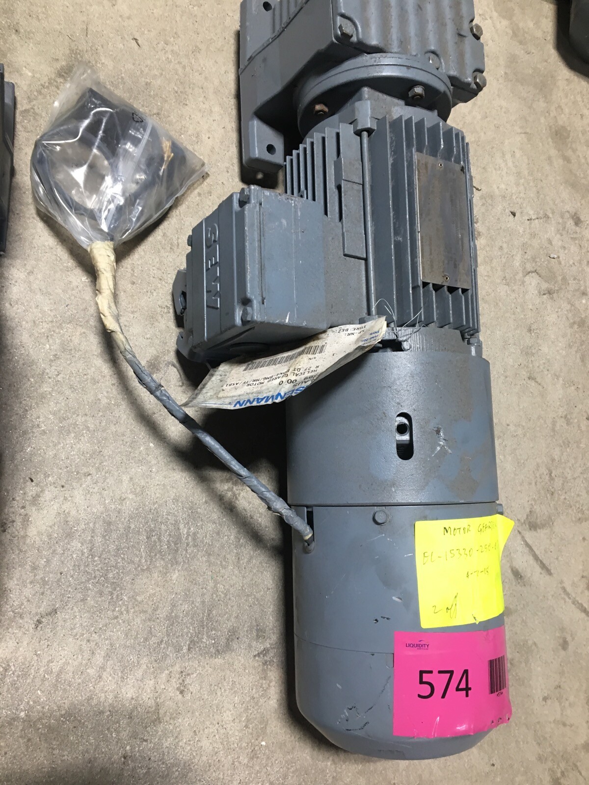 SEW EURO DRIVE R27 DT80N4/BMG/HR/1F/AV1Y/ASB1 GEAR MOTOR 1380RPM | eBay