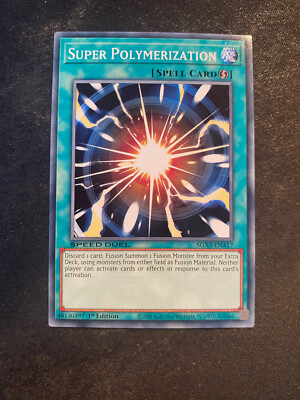 Super Polymerization - SGX3-ENA17- Common -1st Edition - Speed Duel N/M ...