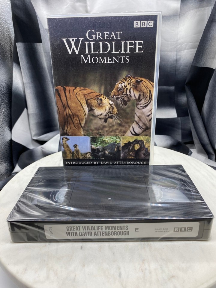 Great Wildlife Moments With David Attenborough Brand New Tape is Sealed ...