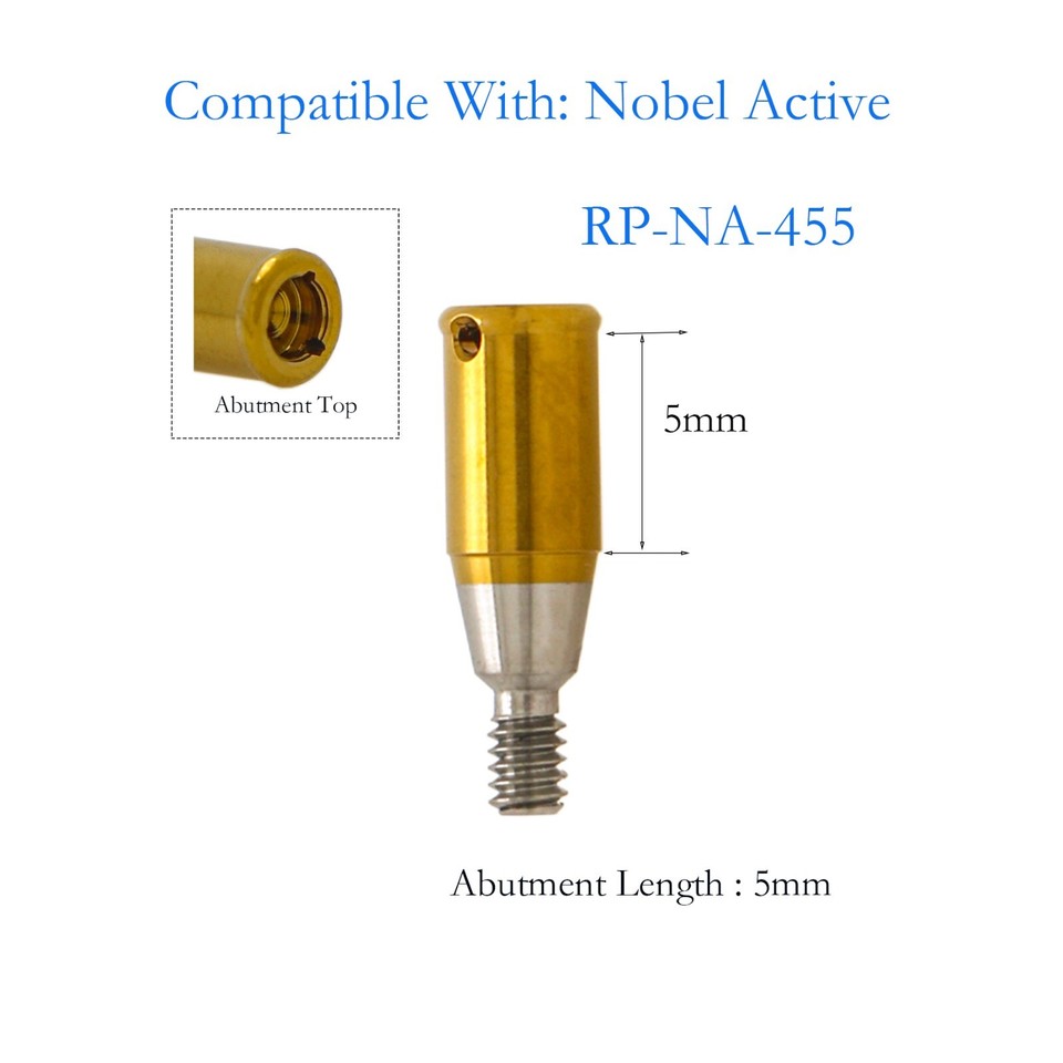 Locator Abutments Nobel Active RP 4.3mm (D) Height (1-5.0 mm) Implant ...