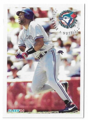1994 Fleer Sunoco Baseball Joe Carter Card #6 Toronto Blue Jays | eBay