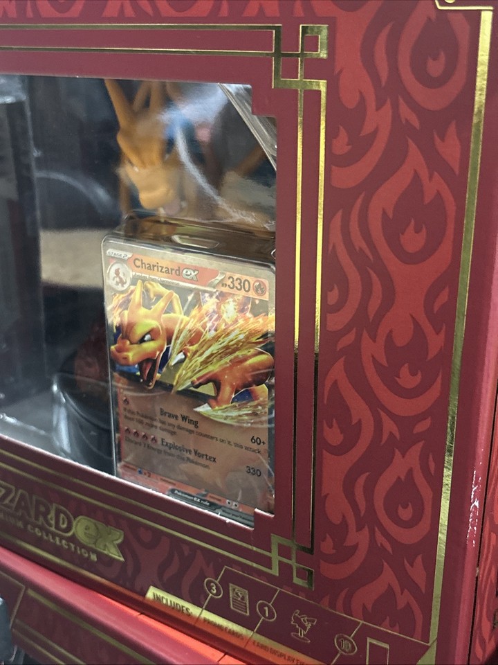 Pokemon TCG Charizard ex Super Premium Collection Box CASE (4 Boxes ...