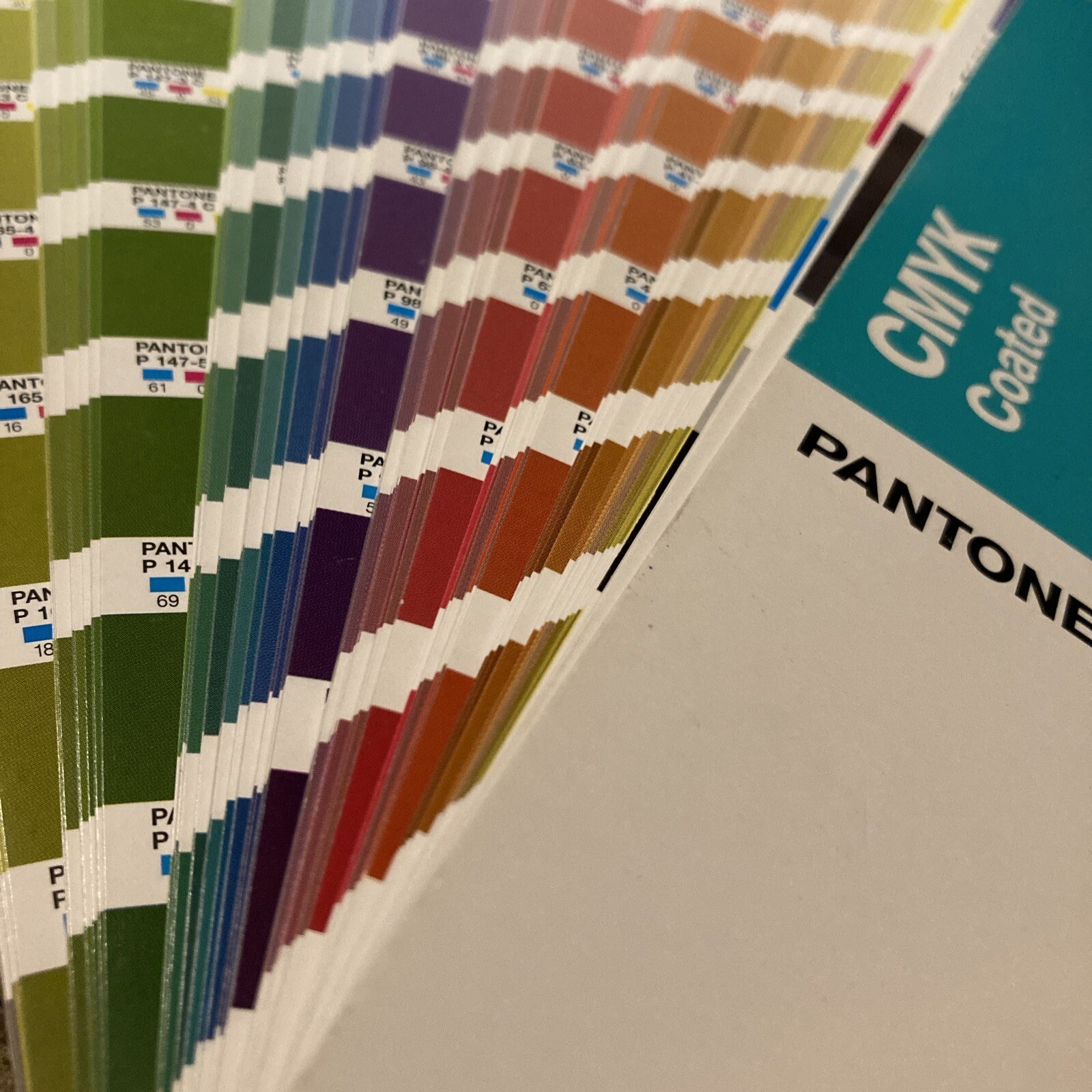 Pantone CMYK Guides Coated Color Guide Only GP5101A Book | eBay
