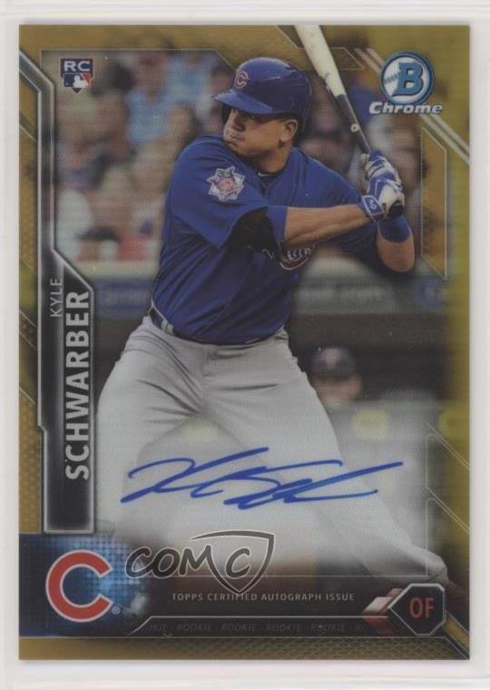2016 Bowman Chrome - Rookie Autographs Gold Refractor #BCAR-KS Kyle ...