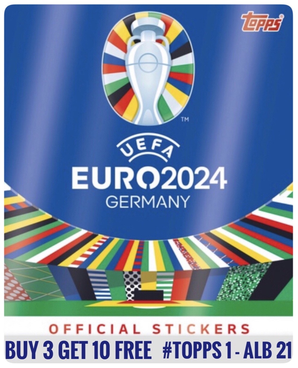 Topps GERMANY 2024 EURO STICKERS, Pages 1 - 27 - Groups A & B, Buy 3 ...