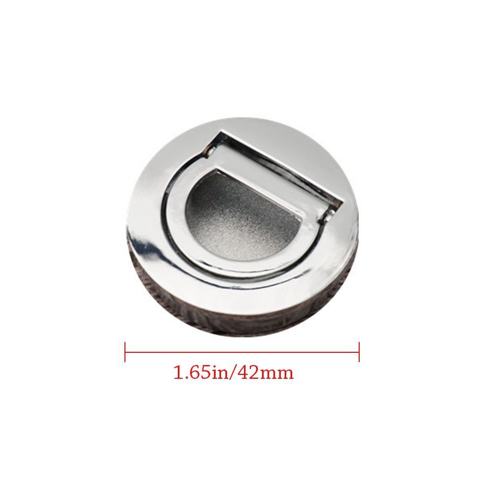 Flip Hidden Door Handles Round Cabinet Handle Pull Modern Drawer Pulls ...