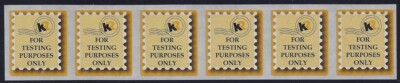 TD141 Test / Dummy Strip of 6 "KR For Testing Purposes Only" Buy3 Get1 ...