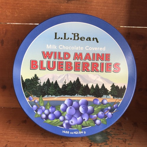 LL Bean Blueberry Tin Empty | eBay