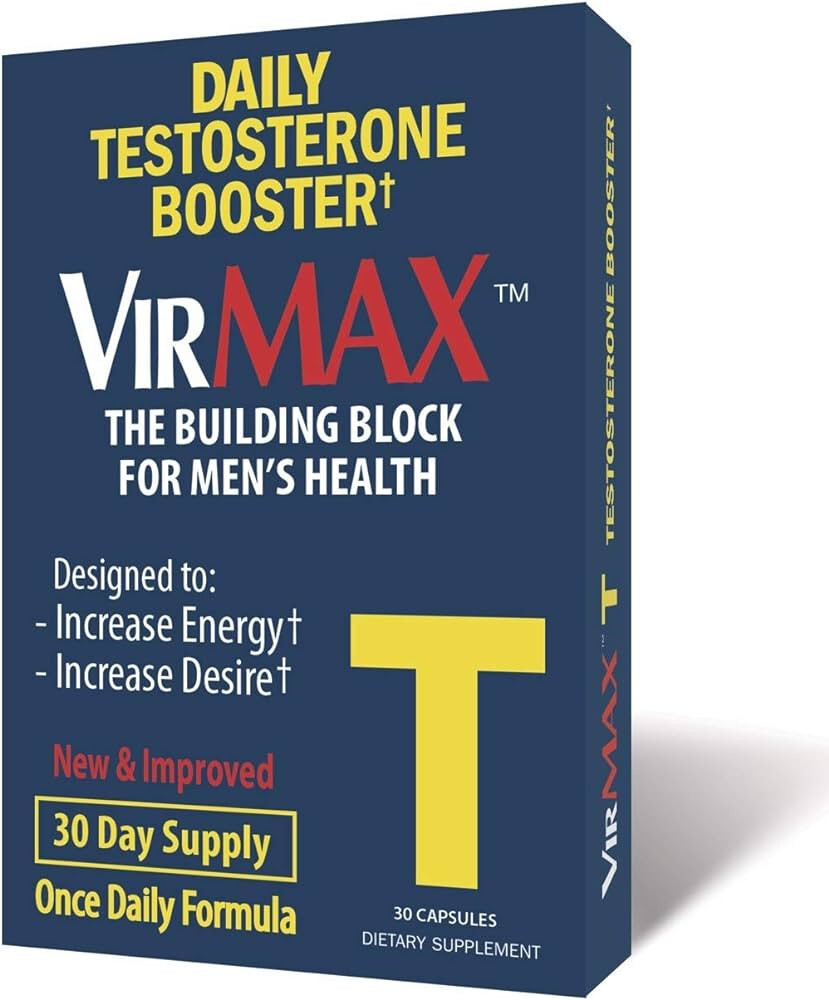 VirMAX T Daily Testosterone Booster 60 COUNT SUPPLY | eBay