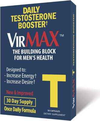 VirMAX T Daily Testosterone Booster 60 COUNT SUPPLY | eBay