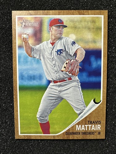 TRAVIS MATTAIR #166 2011 Topps Heritage Minor League Edition Rookie ...