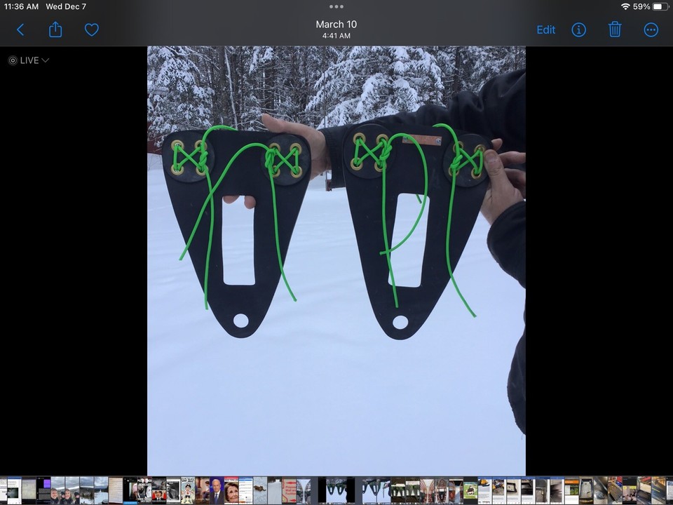 SNOWSHOE BINDINGS, SNOWSHOE HARNESSES, SNOWSHOEING, LIFETIME SNOWSHOE ...