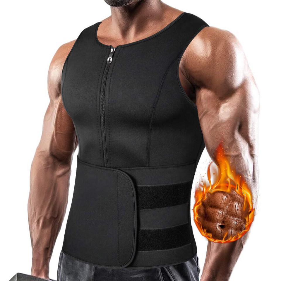 Gynecomastia Compress Tank Top Men's Slimming Body Shaper Vest Sport ...