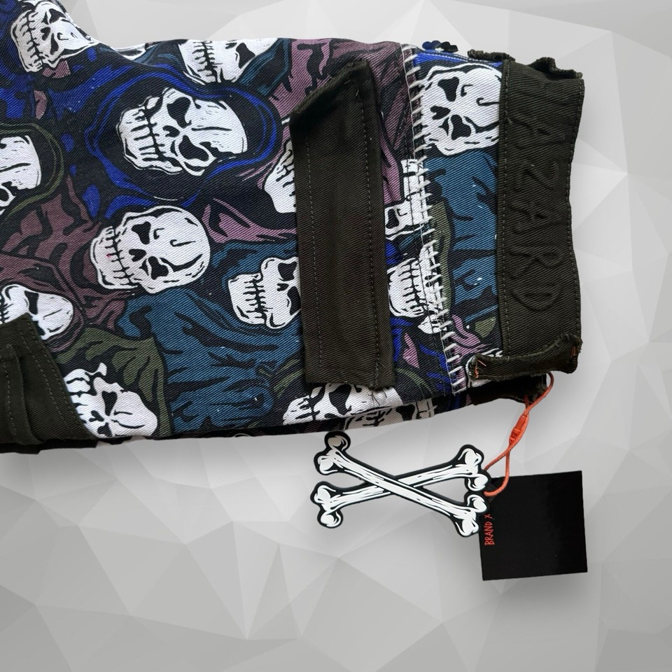 NEW - BRAND X ULTIMATE REAPER CARGO PANTS Size 28 - Skeletor He-Man ...