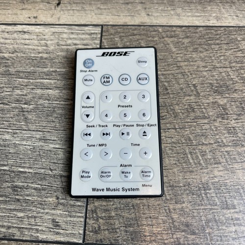 Bose Remote Control White Wireless Infrared Ergonomic For Bose Wave ...