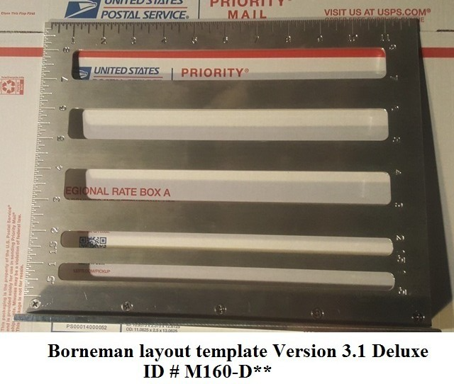 Borneman Layout Template used in Timber Framing layout new | eBay