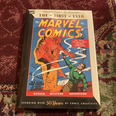 Marvel Comics Re-Presents The First Ever 'Marvel Comics' (1991 Harcover ...