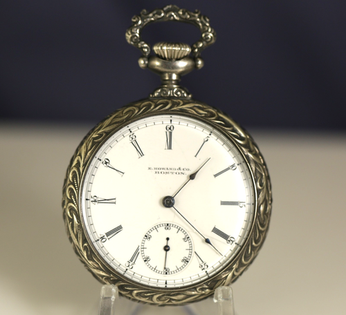 SCARCE J Size E Howard SERIES X OPEN FACE~RUNNING ~ATTTRACTIVE RE-CASED ...