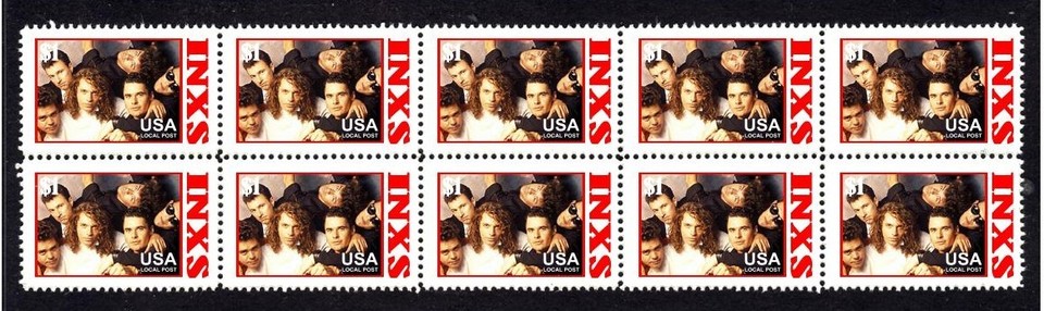 Inxs Aust Rock Band Strip Of 10 Mint Vignette Stamps 1 | eBay Australia