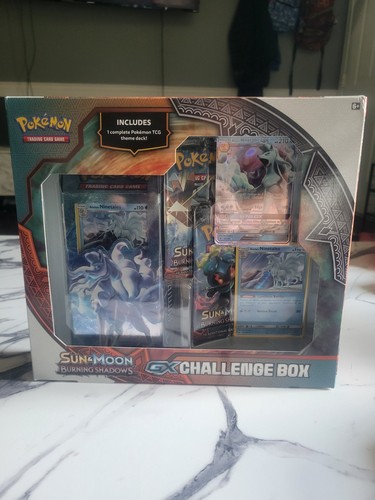 Pokémon Ninetales Sun and Moon Burning Shadows GX Challenge Box ...