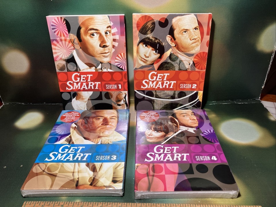 Get Smart DVD Season 1 2 3 4 HBO 2008 Agent 99 Chief Fang Original ...