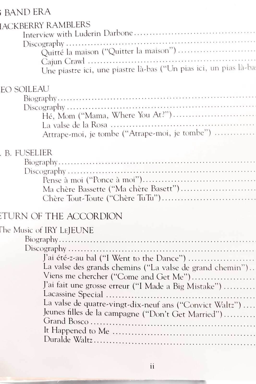 Cajun Music A Reflection Of A People 1984 Vol. 1 Louisiana Acadian ...