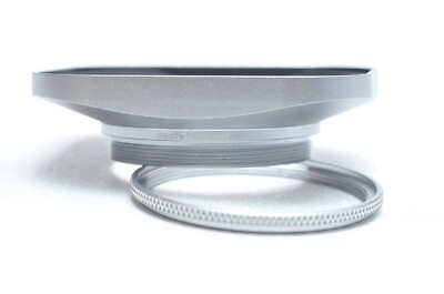 43MM LH-W43 Square Metal Lens Hood Screw Mount Wide Angle Hood ...