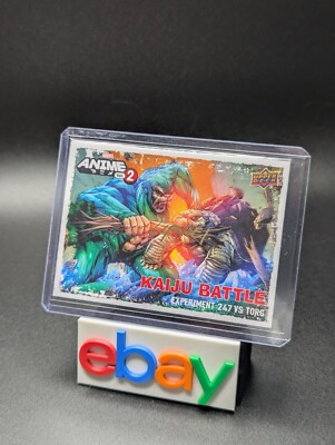 Auto #KB-18 - Experiment 247 vs Torg by Lip Wei Chang #’d 61/100 Kaiju ...