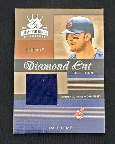 2003 Diamond Kings Diamond Cut Collection #DC-45 Jim Thome Game Worn ...