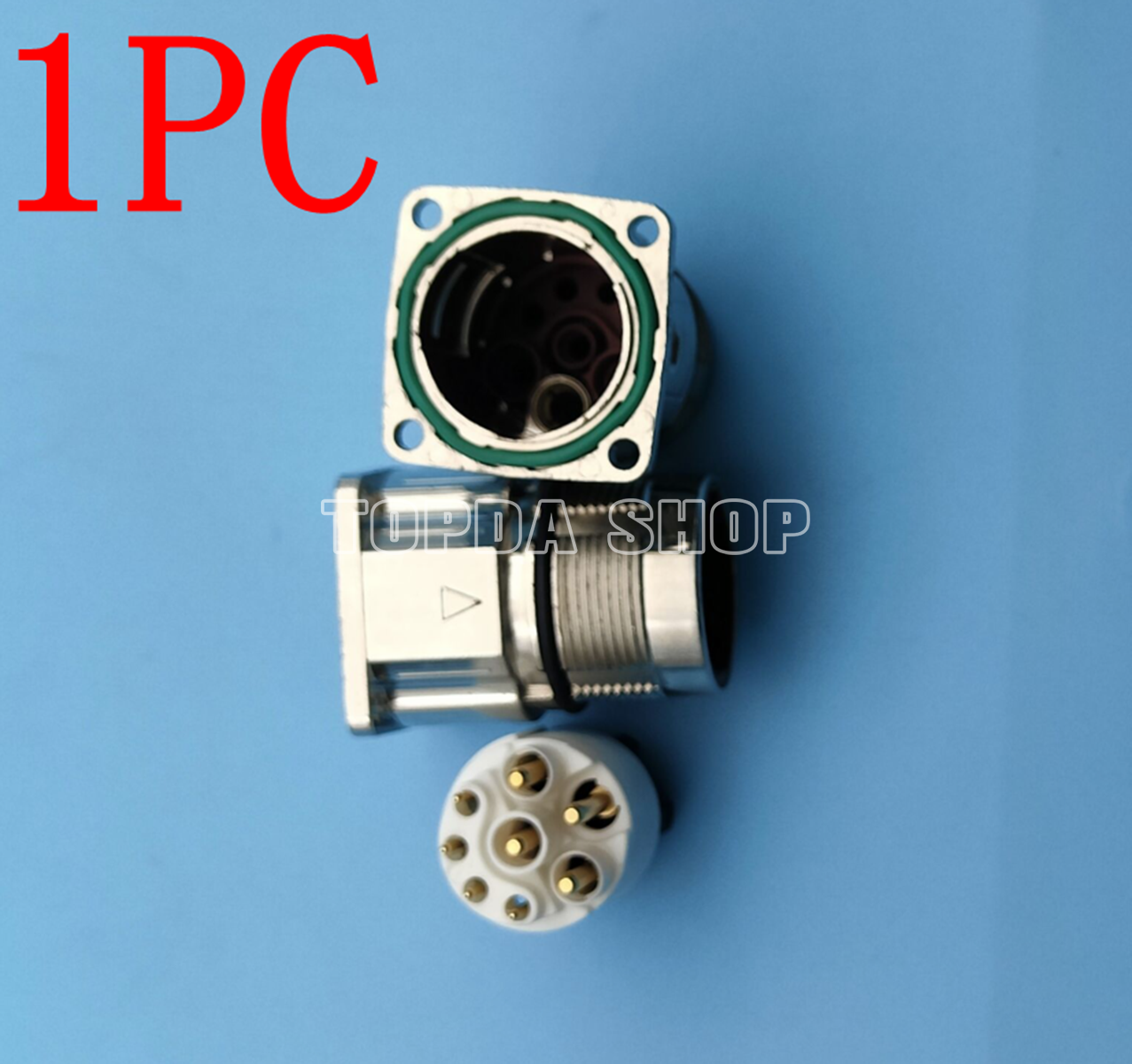 1PCS NEW Encoder connector M23- 6 8-hole power plug holder | eBay