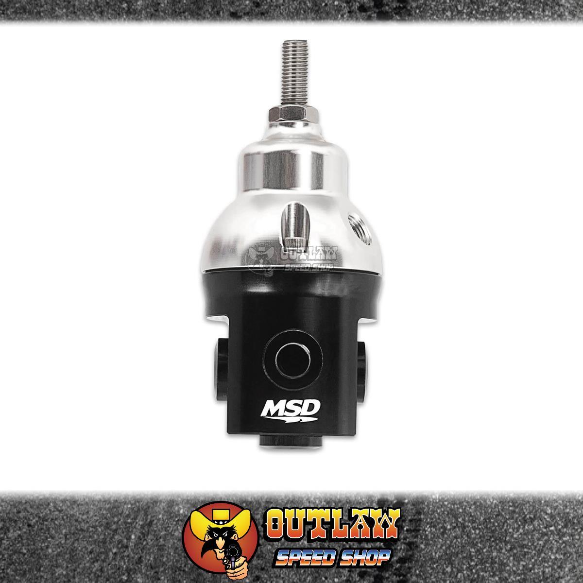 MSD ATOMIC EFI FUEL REGULATOR 15-90 PSIG 2.2 GPM BOOST REFERENCE PORT ...