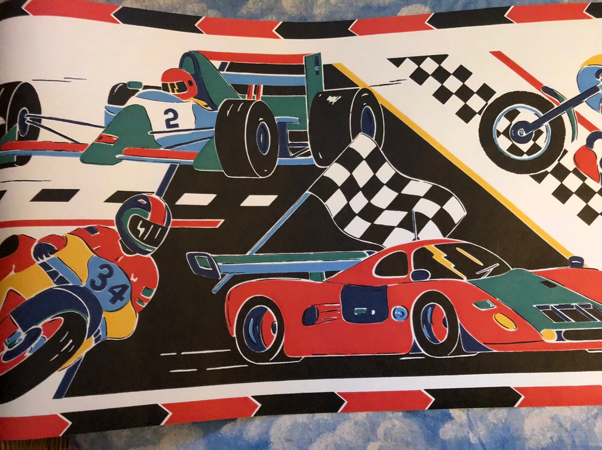Race Car Wallpaper Border