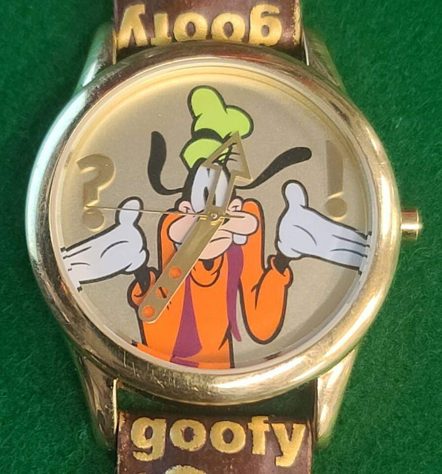 GOOFY WATCH EXCLUSIVELY FOR THE WALT DISNEY COMPANY JAPAN MOV'T HONG ...
