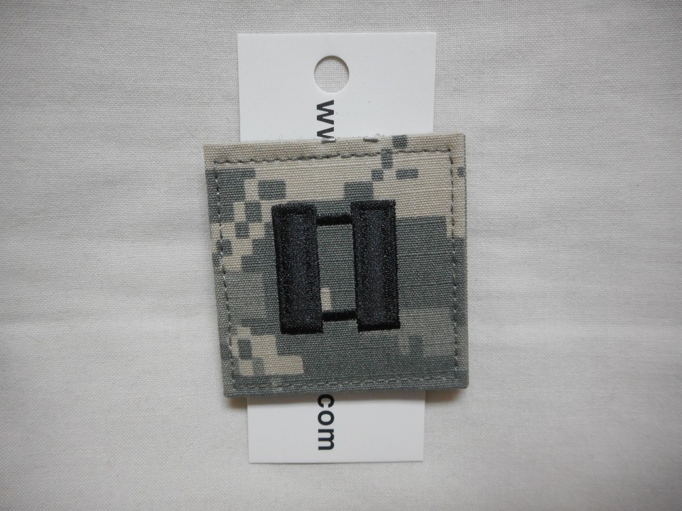 ACU DIGITAL UNIFORM OFFICER RANK WITH FASTENER | eBay