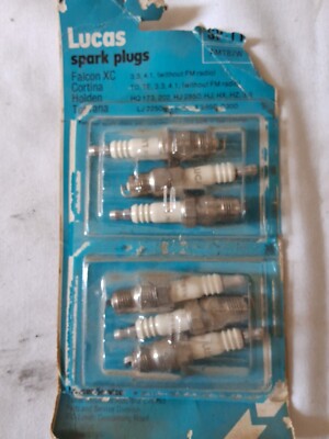 Vintage Lucas Spark Plugs, Set Of 6, 3v AMT82W, in Packet,Preowned ...