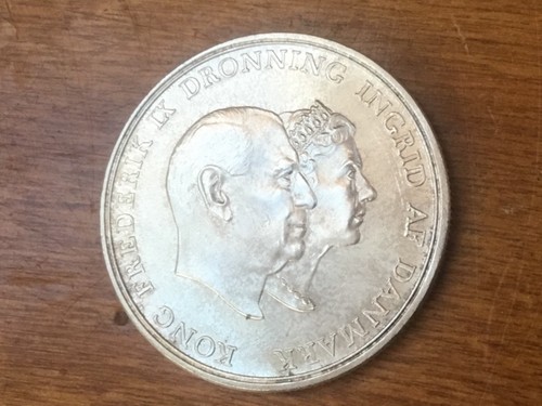 Denmark 5 Kroner 1960 Silver UNC Uncirculated KM#852 | eBay