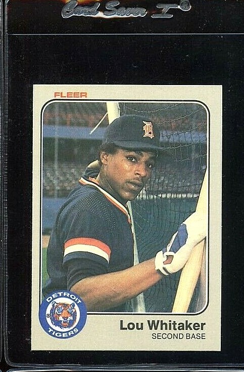 1983 FLEER #348 LOU WHITAKER DETROIT TIGERS | eBay