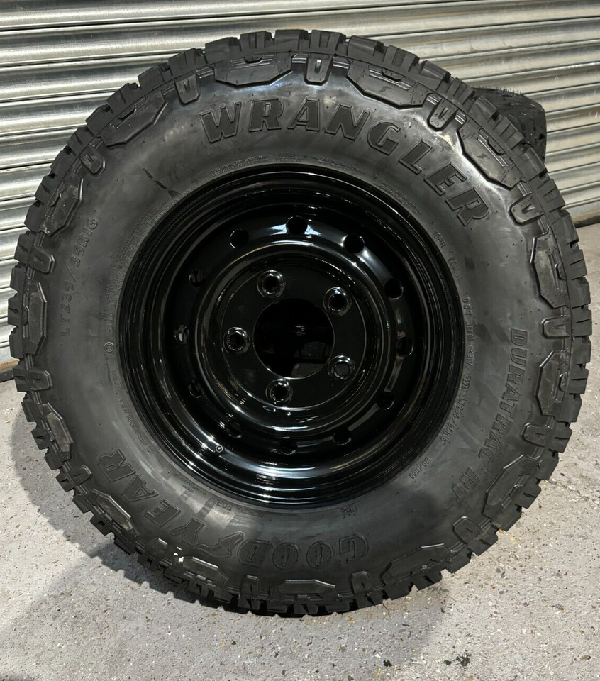 Goodyear Wrangler Duratrac 235/85r16 & Wolf Style Steel Rims for LR ...