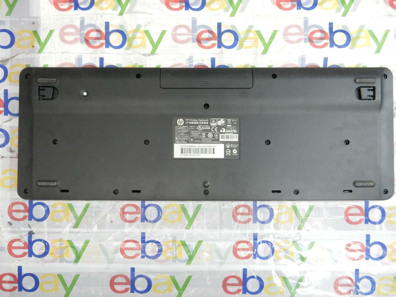 HP KBRF57711 Wireless Cordless Keyboard no Receiver Tested Working | eBay