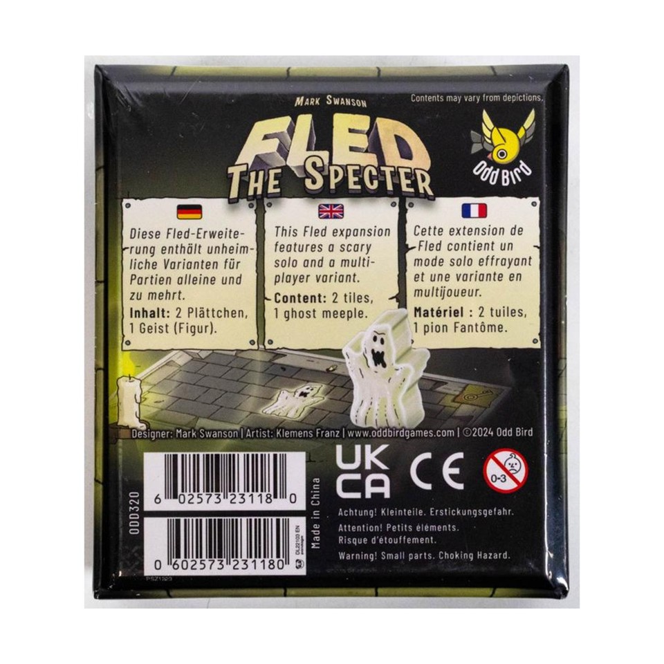 Odd Bird Board Games Fled - The Specter Expansion Box NM 602573231180| eBay