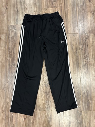 Adidas Men’s Track Pants 3 White Stripes Black RN 88387 Men’s Large | eBay